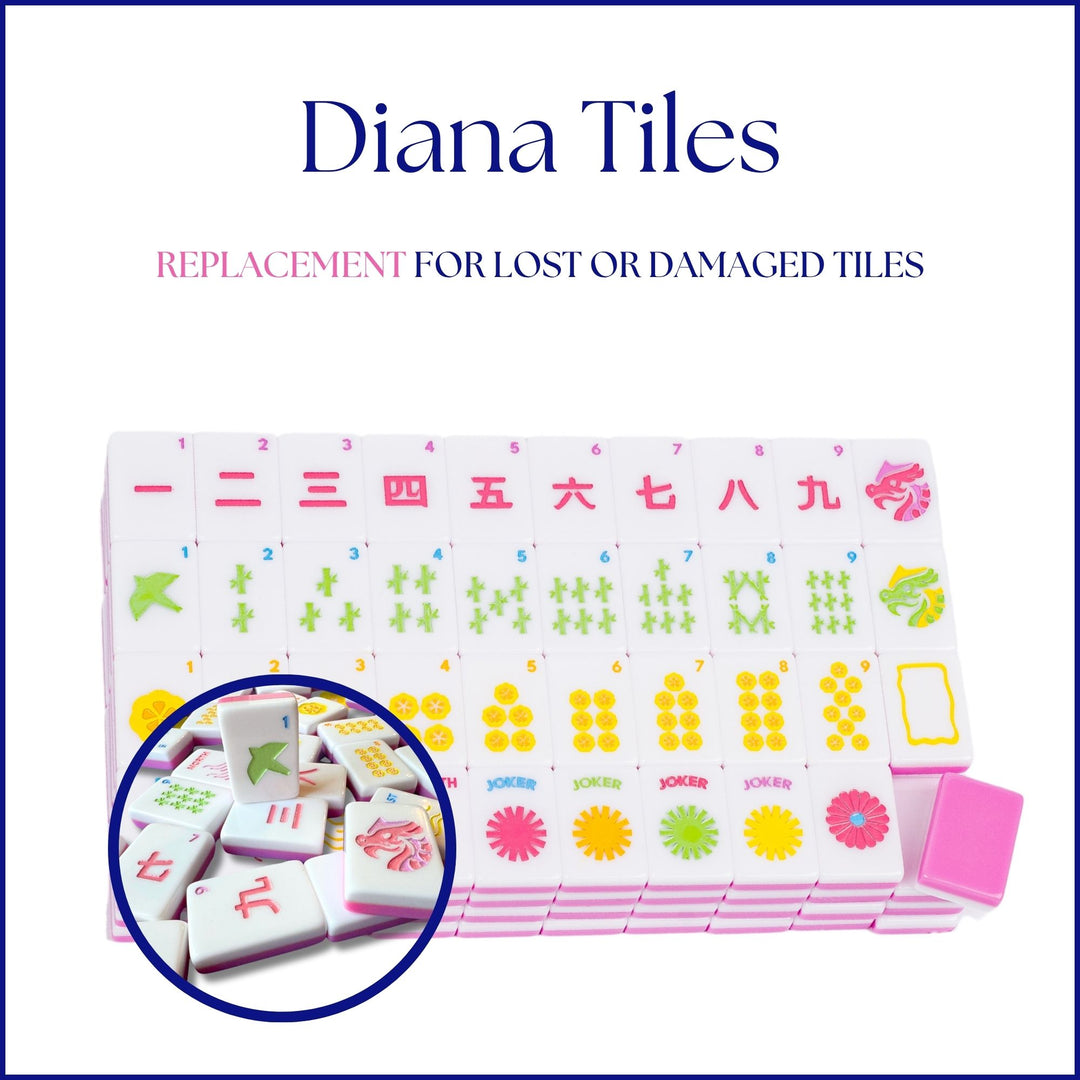 Diana Tiles - Engraved Heirloom Set Replacement Tile – Morningside Mahjong